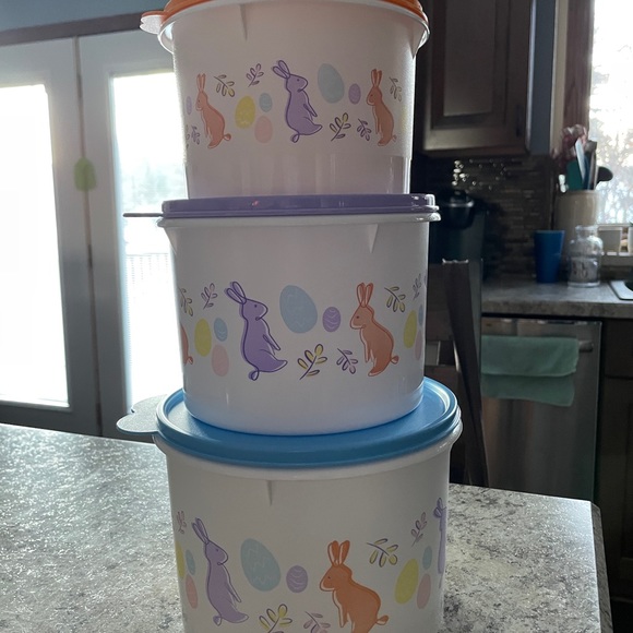 Tupperware | Kitchen | Brand New Tupperware Easter Stacking Canisters ...